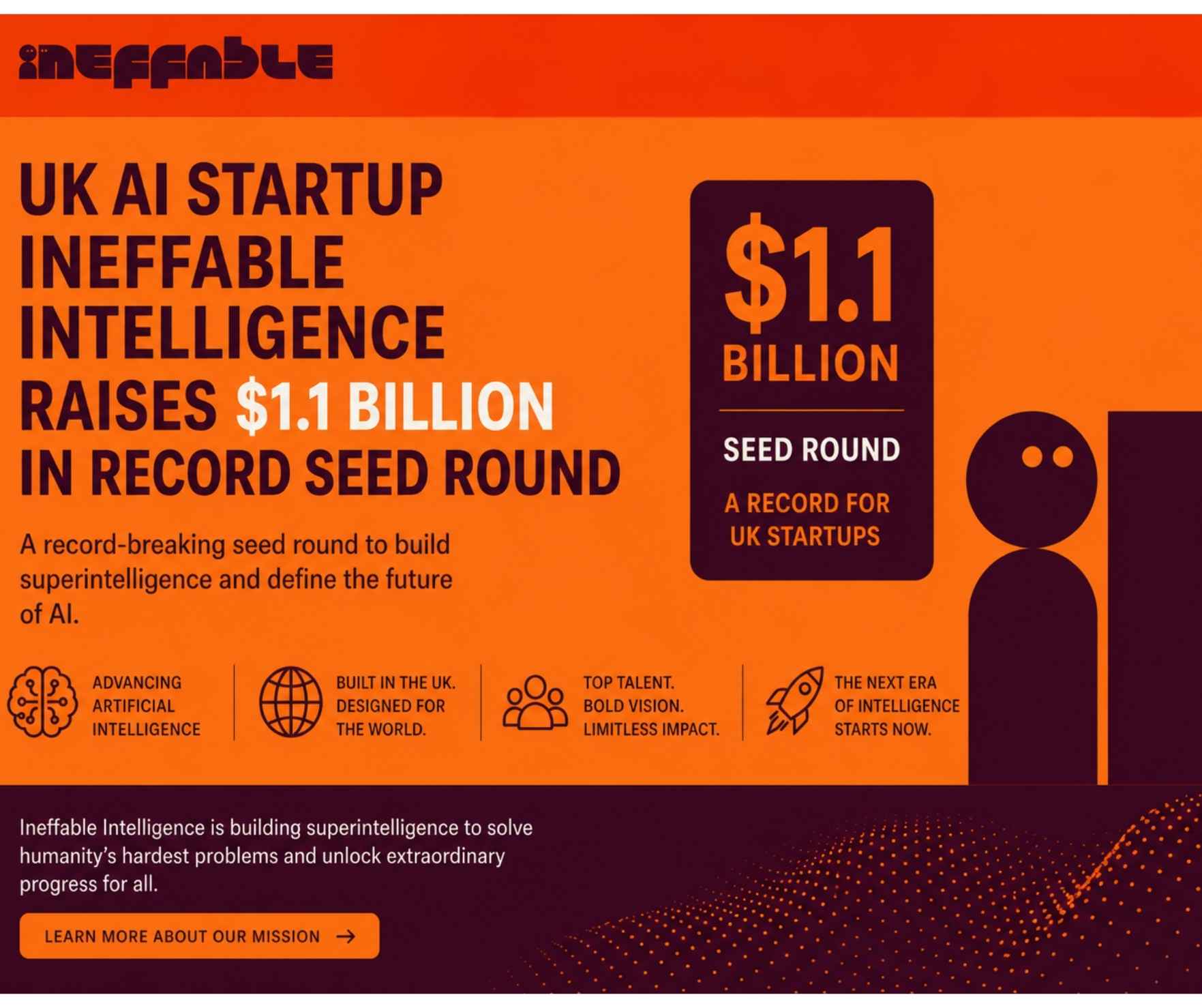 UK AI Startup Ineffable Intelligence Raises $1.1B